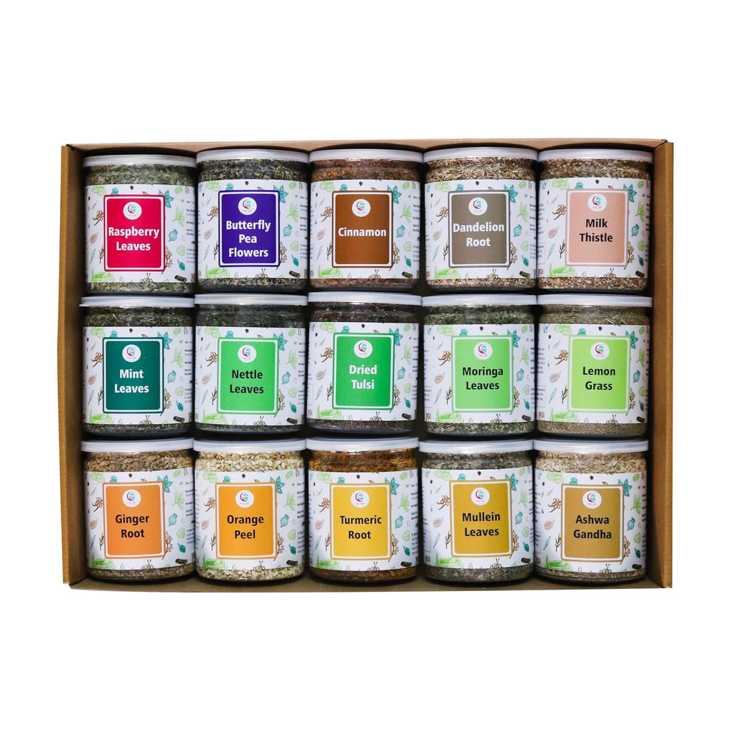 up to 900 servings herbal tea