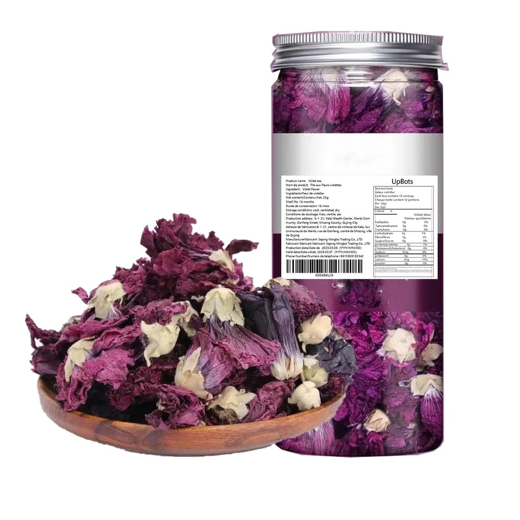 UpBots violet tea for health enthusiasts
