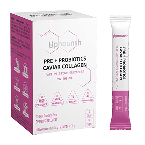 UpNourish caviar collagen packets