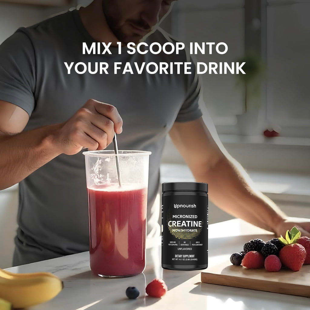 UpNourish creatine for workout recovery