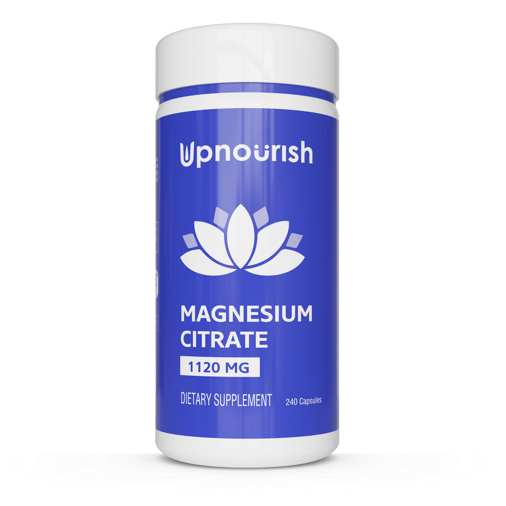 UpNourish magnesium citrate capsules