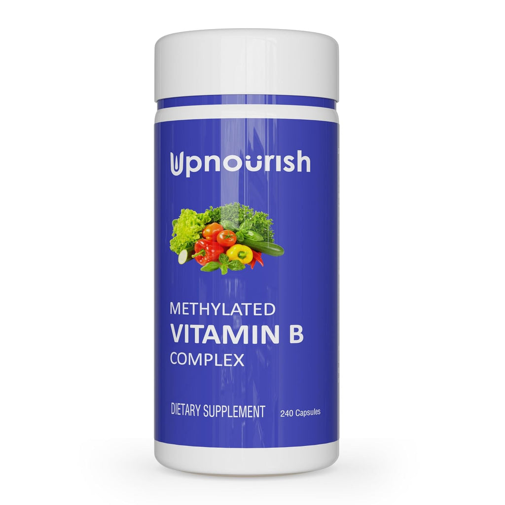 UpNourish Methylated B Complex capsules