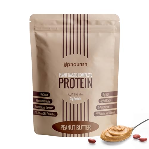 UpNourish peanut butter plant protein