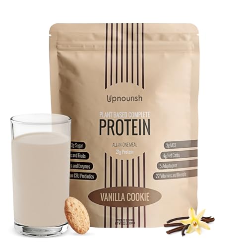 UpNourish plant protein powder vanilla