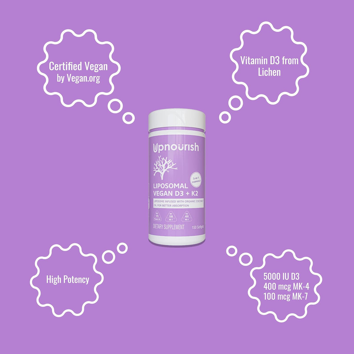 UpNourish vitamin D3 for immune support