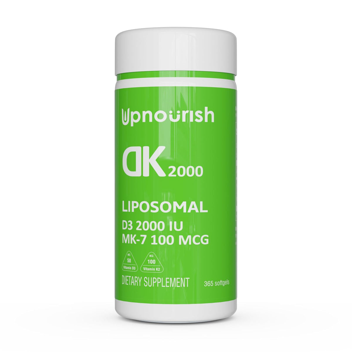 UpNourish vitamin D3 K2 benefits