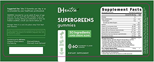 Upper Midland Super Greens Gummies