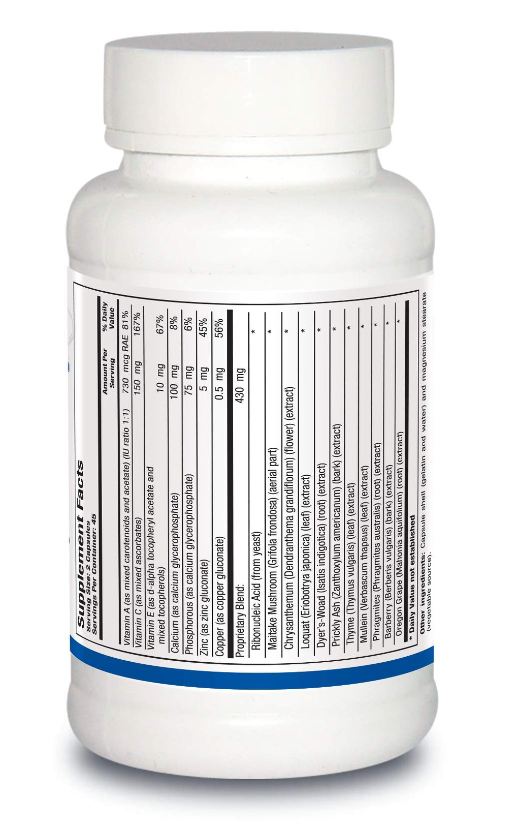 Upper respiratory health supplements