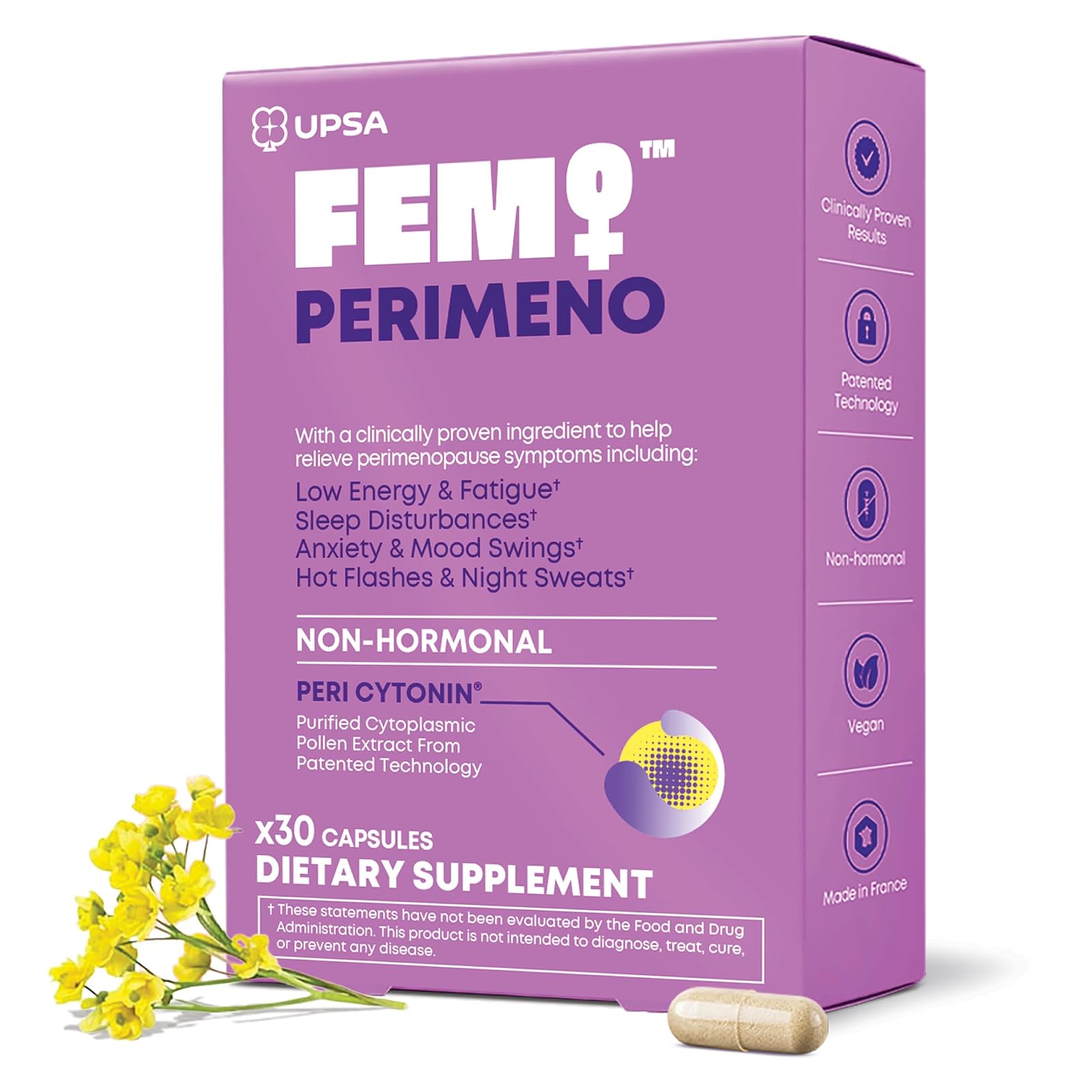 Upsa FEM Perimeno menopause relief capsules