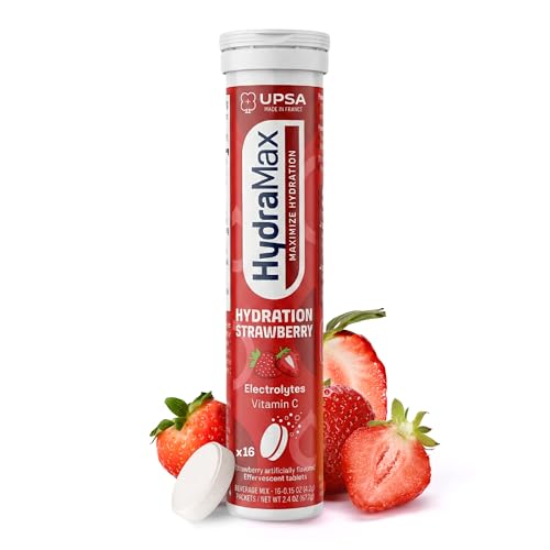 Upsa Hydramax strawberry electrolyte tablets