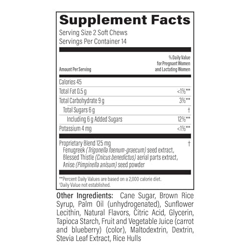 UpSpring milk thistle for healthy milk supply