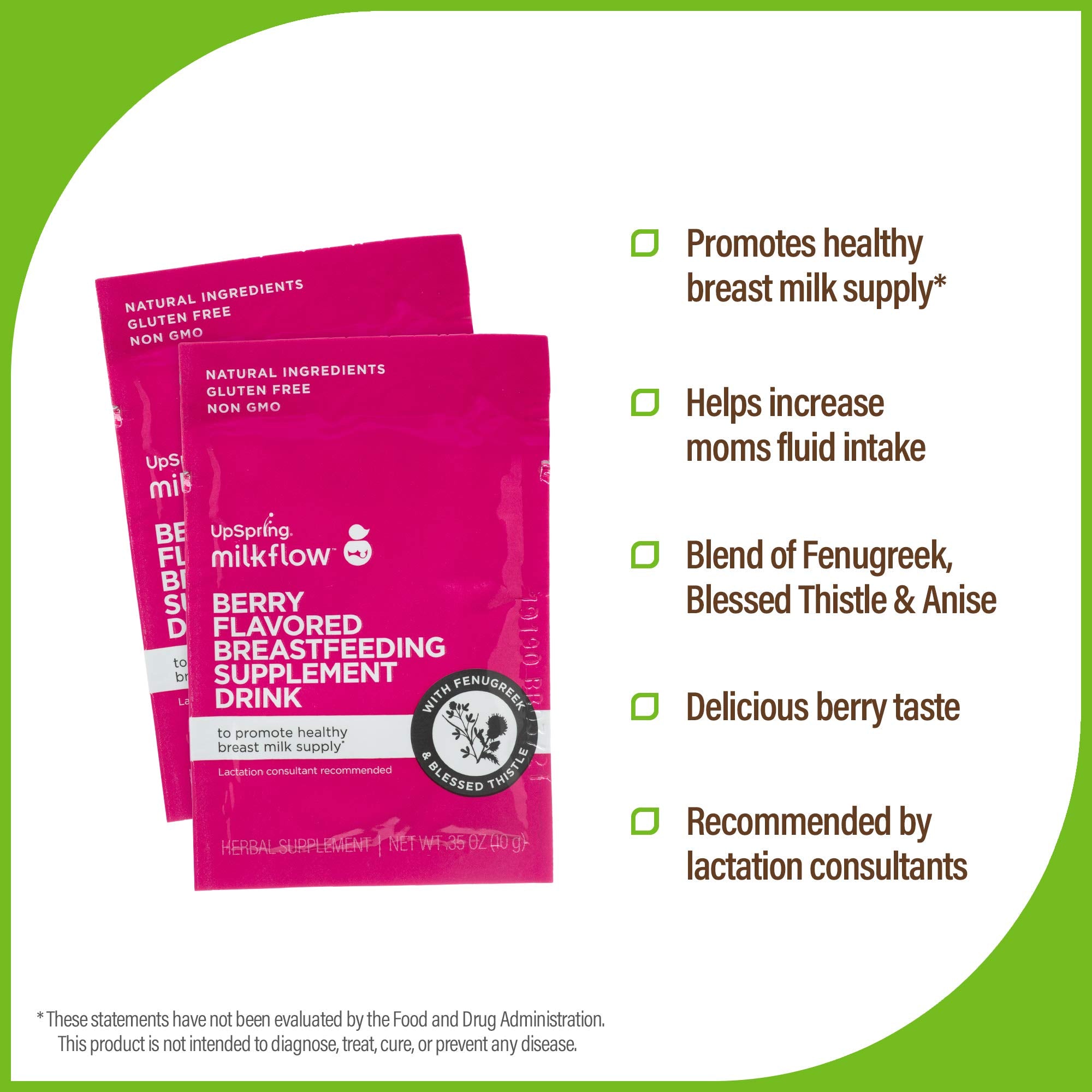 UpSpring Milkflow fenugreek supplement