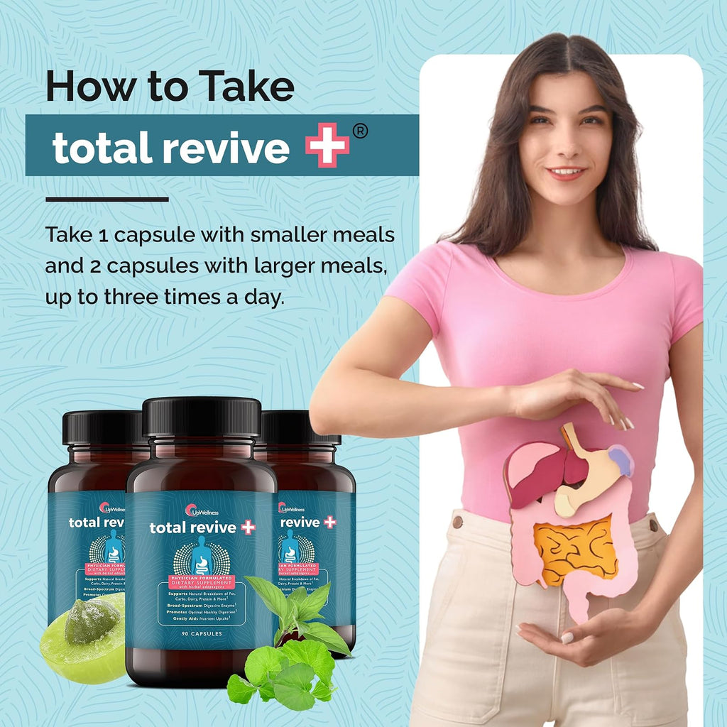 UpWellness capsules for digestive comfort