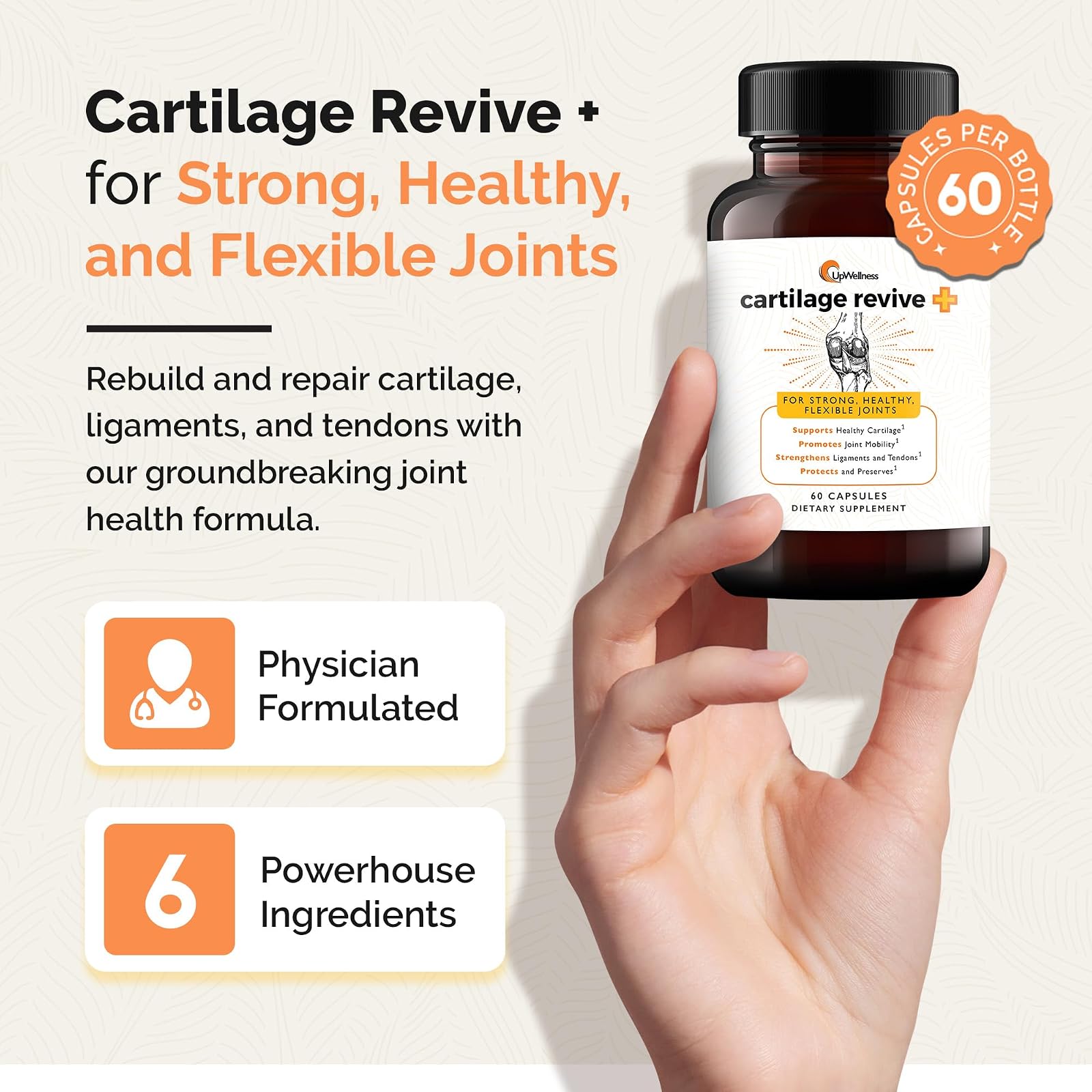 UpWellness supplement for cartilage repair