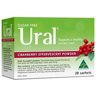 Ural cranberry effervescent powder sachets