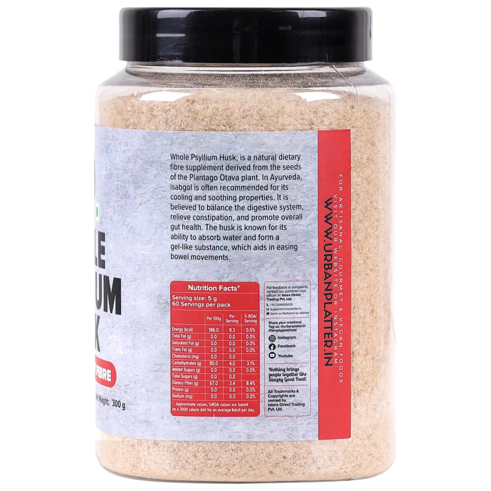 Urban Platter psyllium for healthy lifestyle
