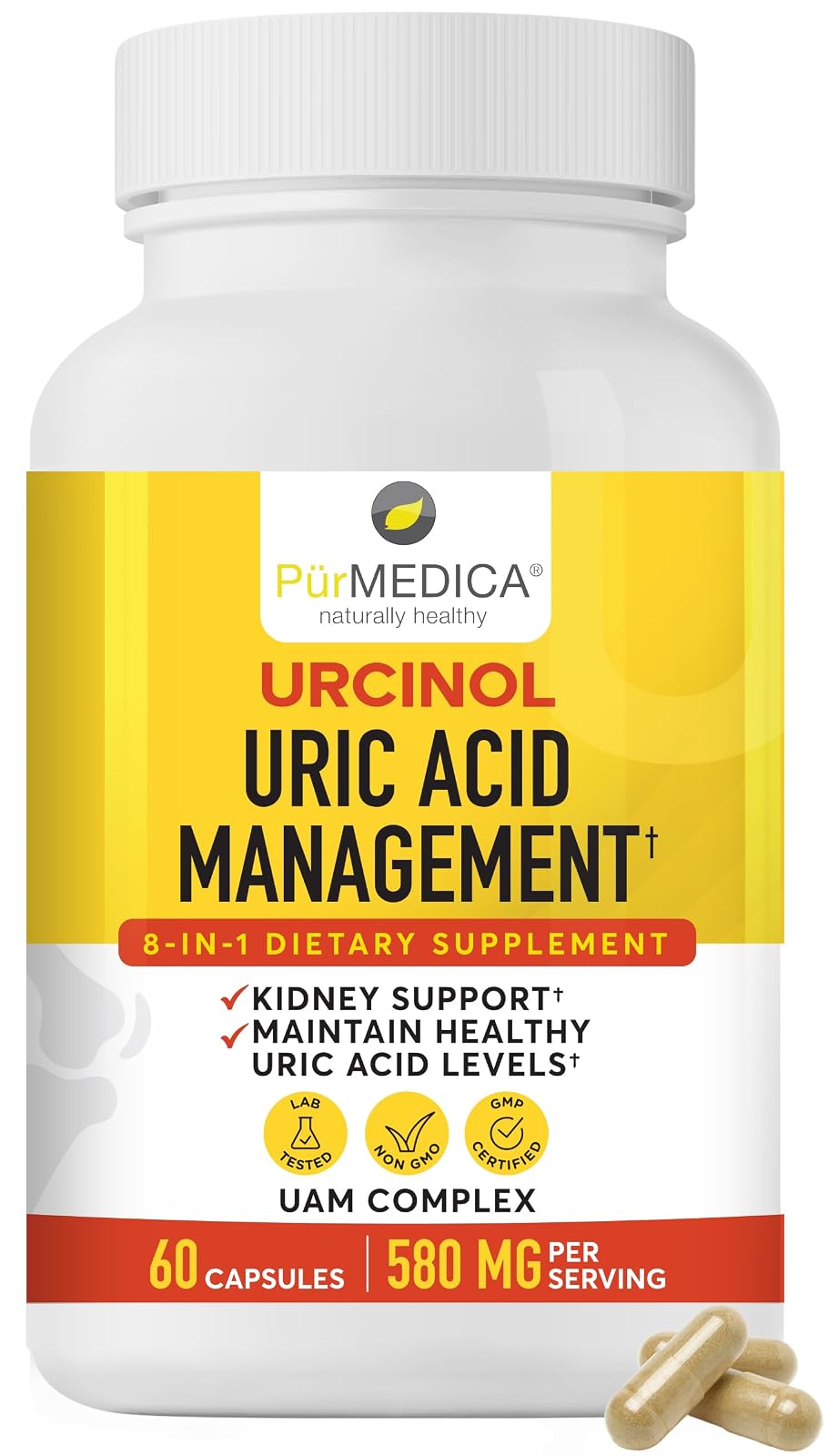Urcinol multivitamins for uric acid support