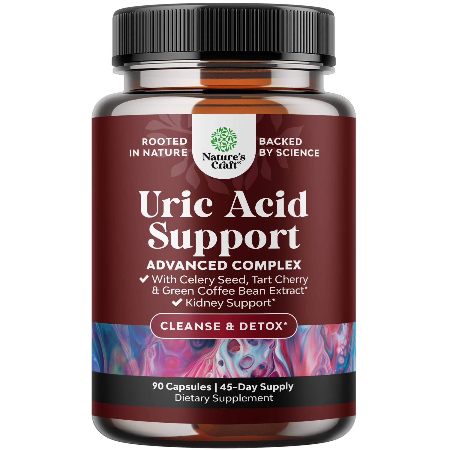 Uric acid cleanse capsules for detox