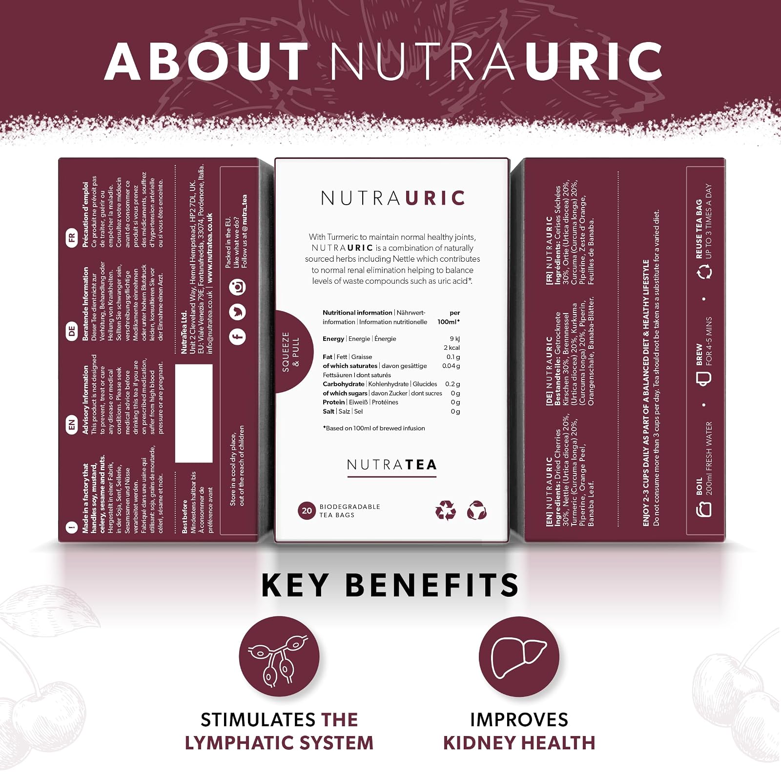 Uric acid cleanse herbal tea