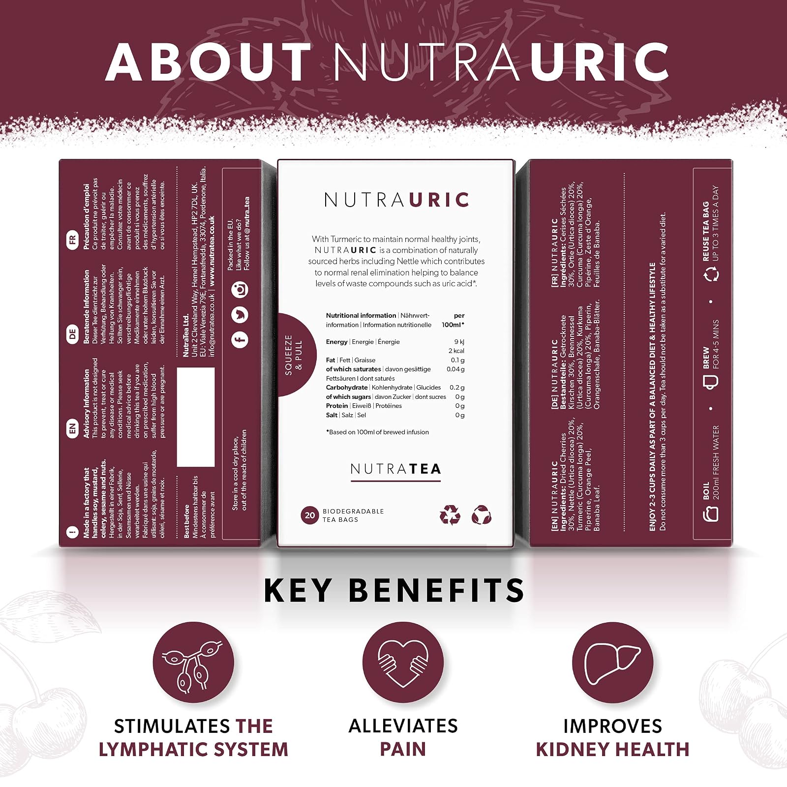 Uric acid cleanse herbal tea
