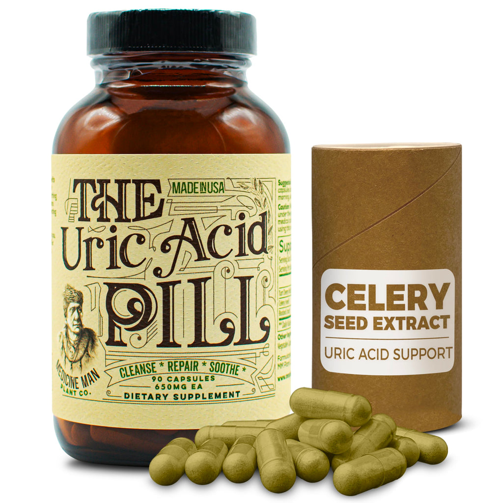 Uric acid support supplement capsules