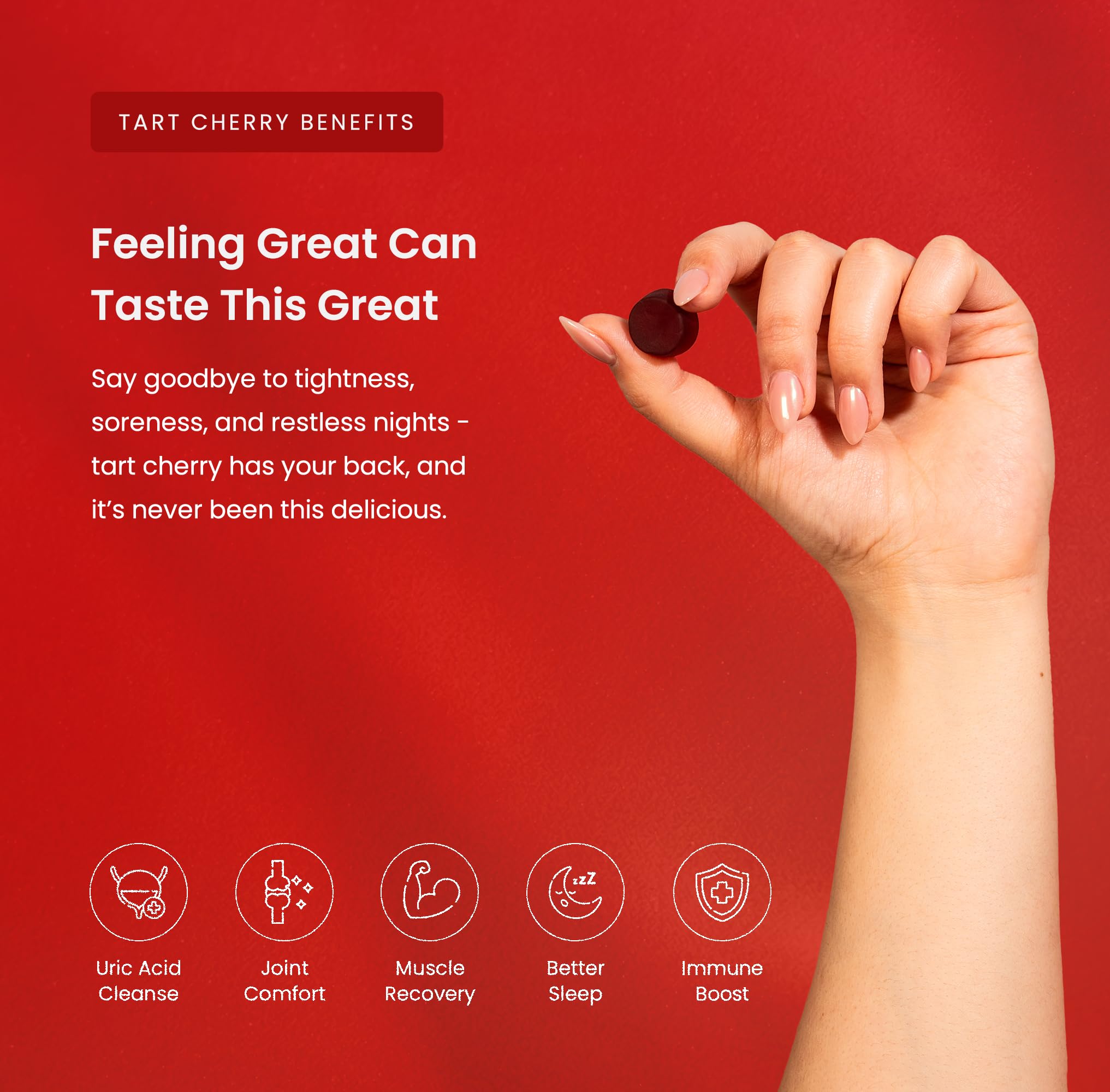 Uric acid support tart cherry supplements