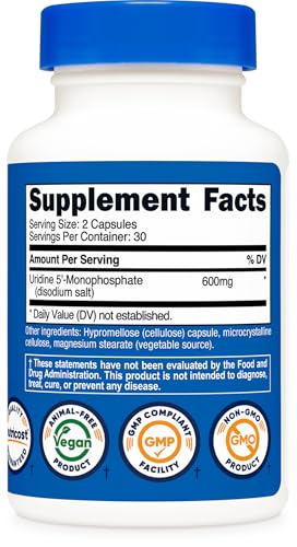 Uridine Monophosphate supplement for wellness