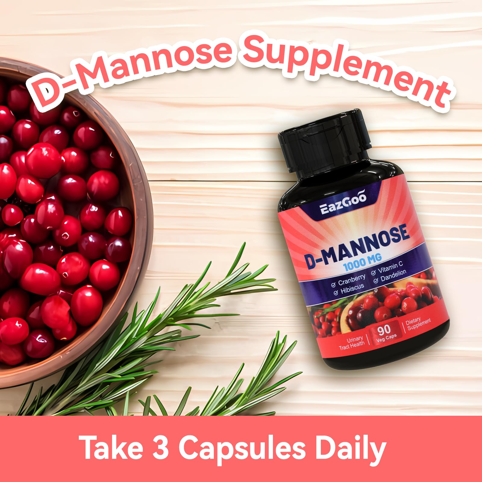 Urinary tract health with D-Mannose