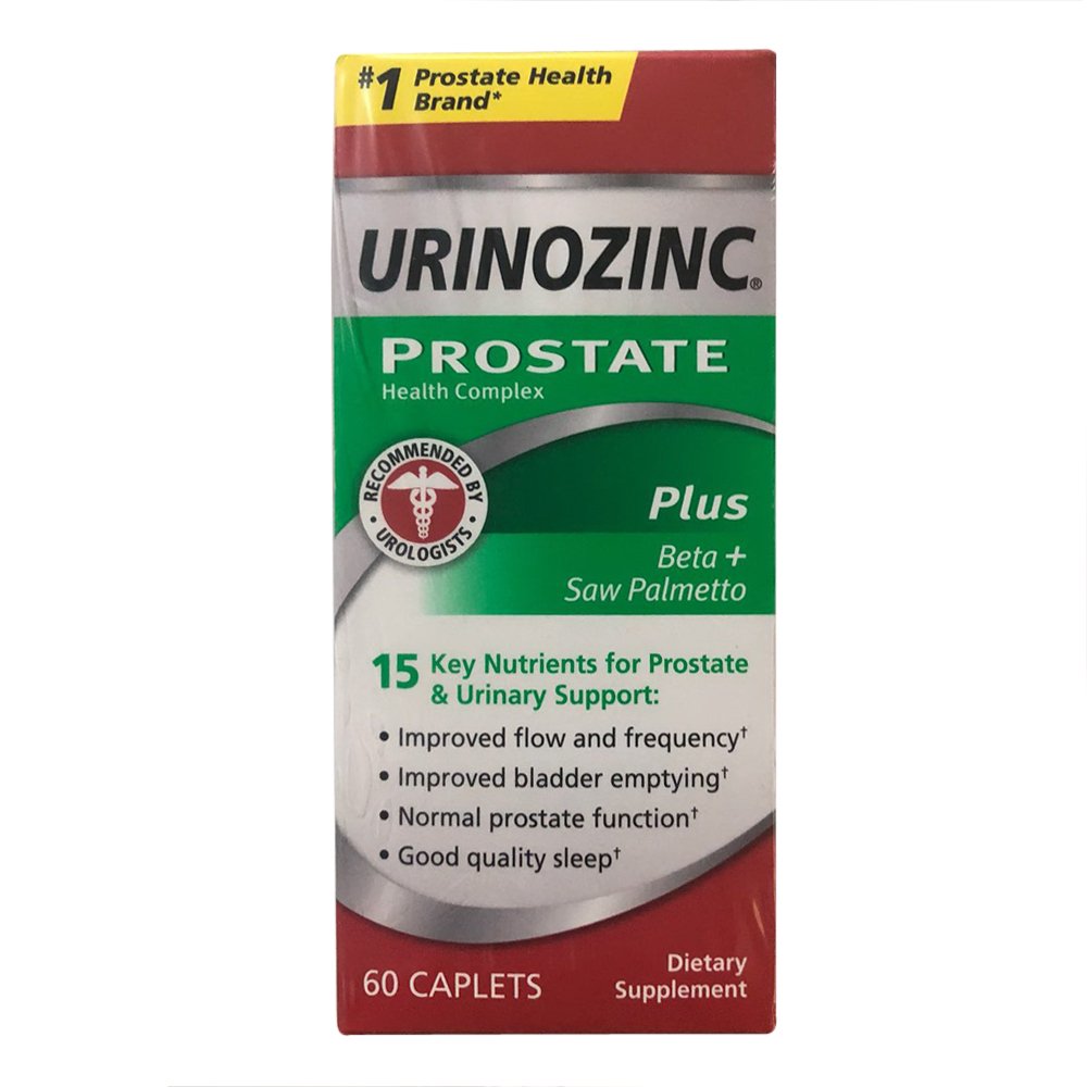 Urinozinc prostate health support caplets
