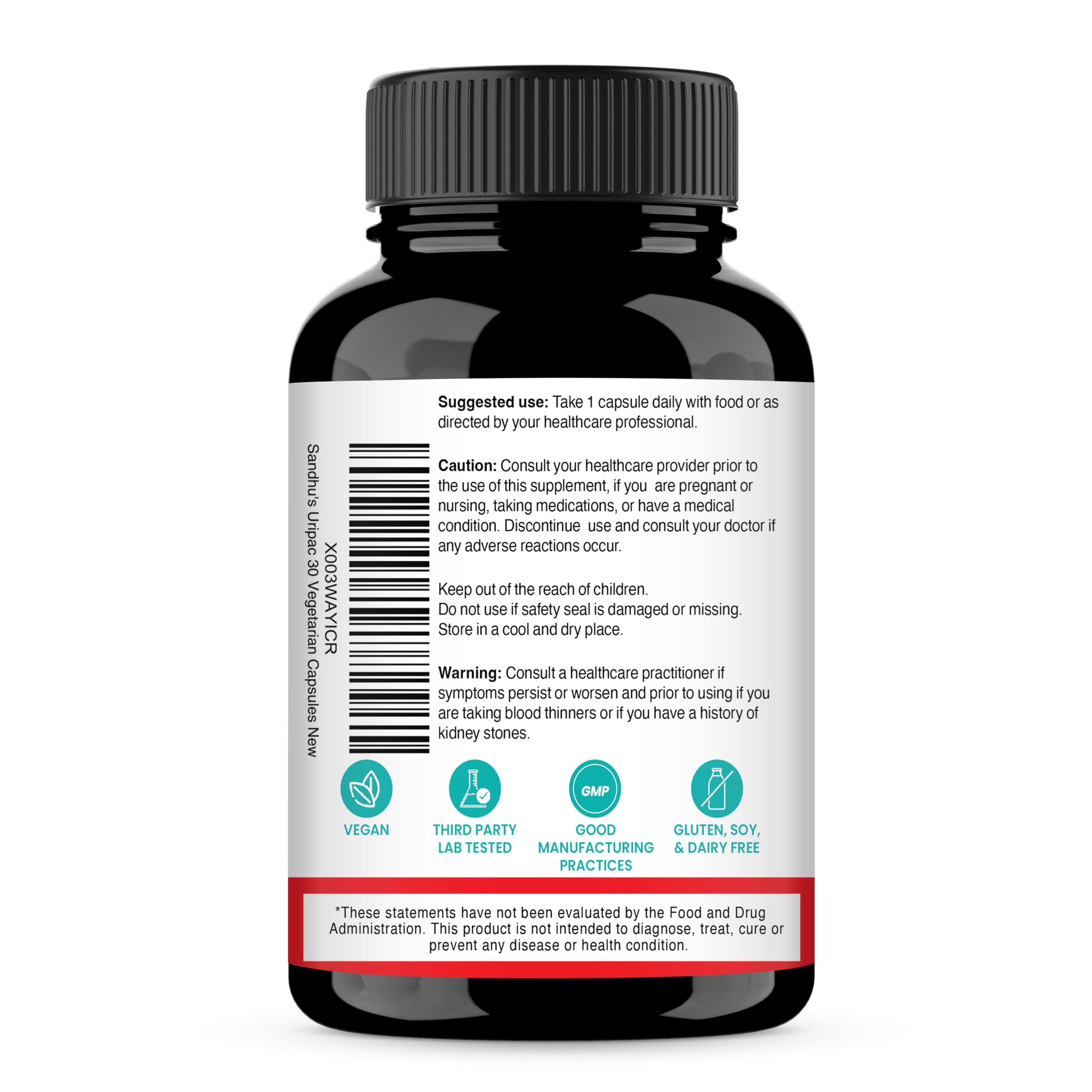 Uripac cranberry for urinary tract support