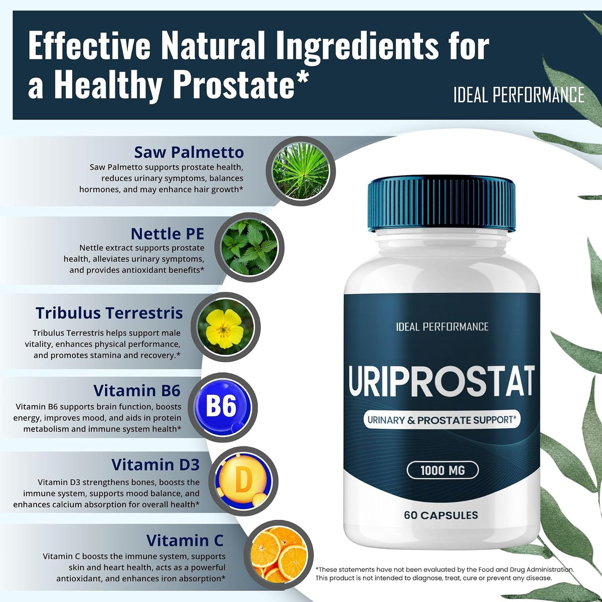 Uriprostat capsules for wellness