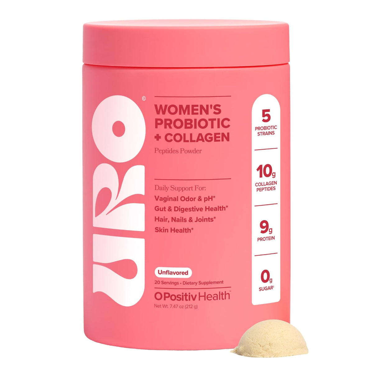 URO probiotic collagen powder benefits