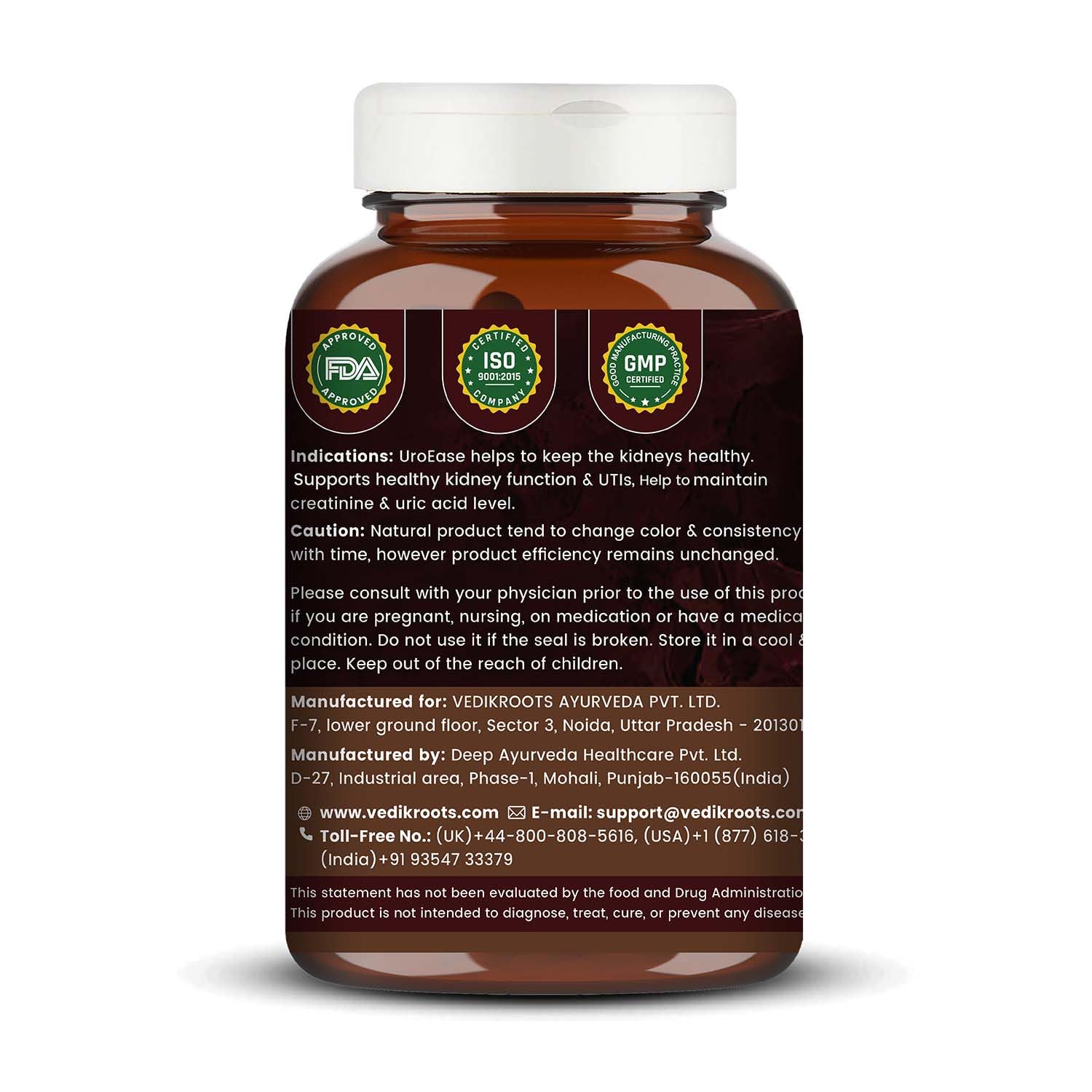 UroEase capsules for urinary tract wellness