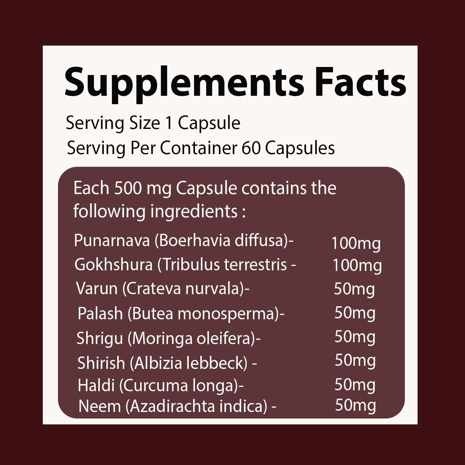 UroEase veg capsules for detox