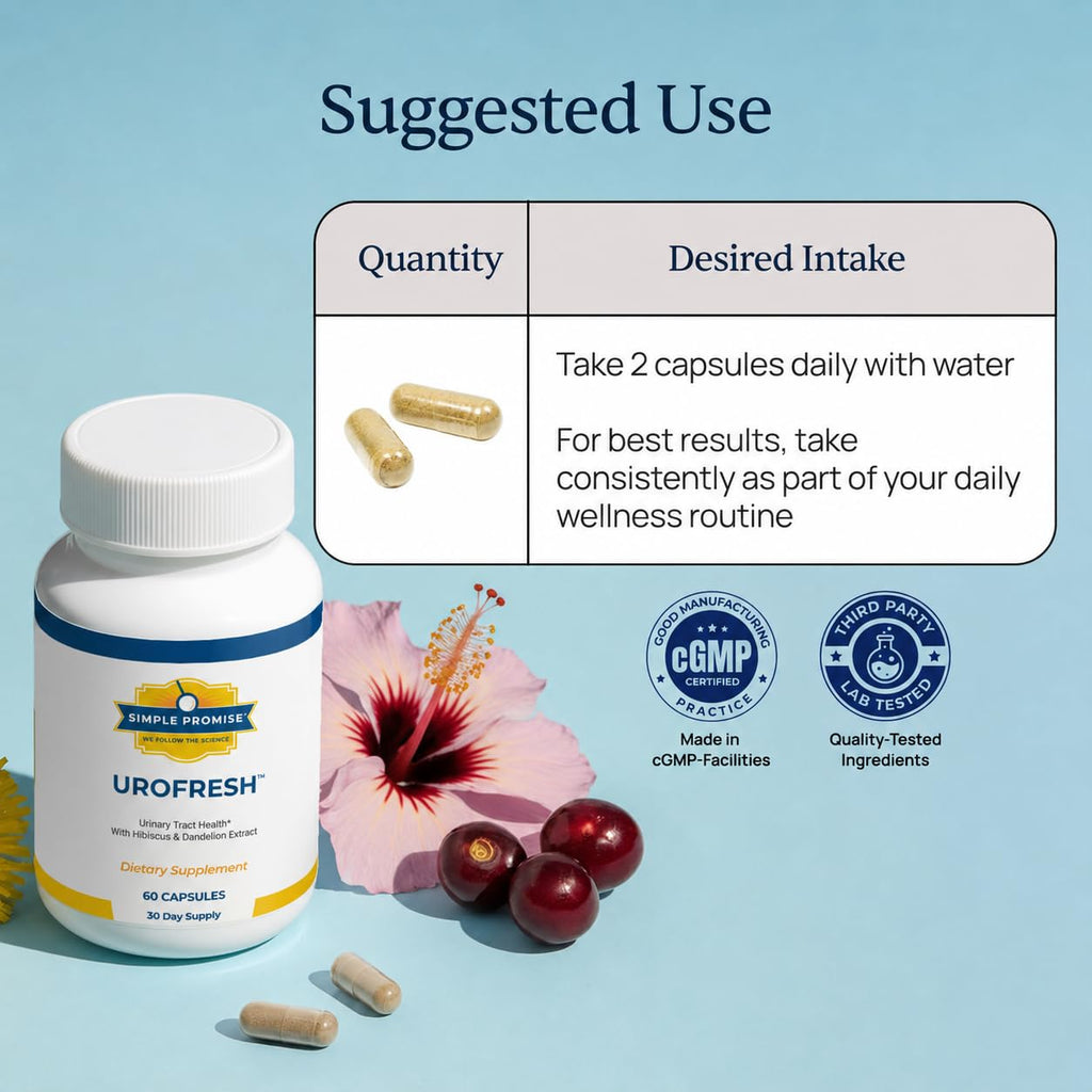 UroFresh cranberry capsules for hydration