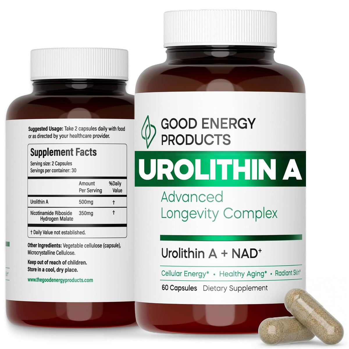 Urolithin A 500 mg capsules