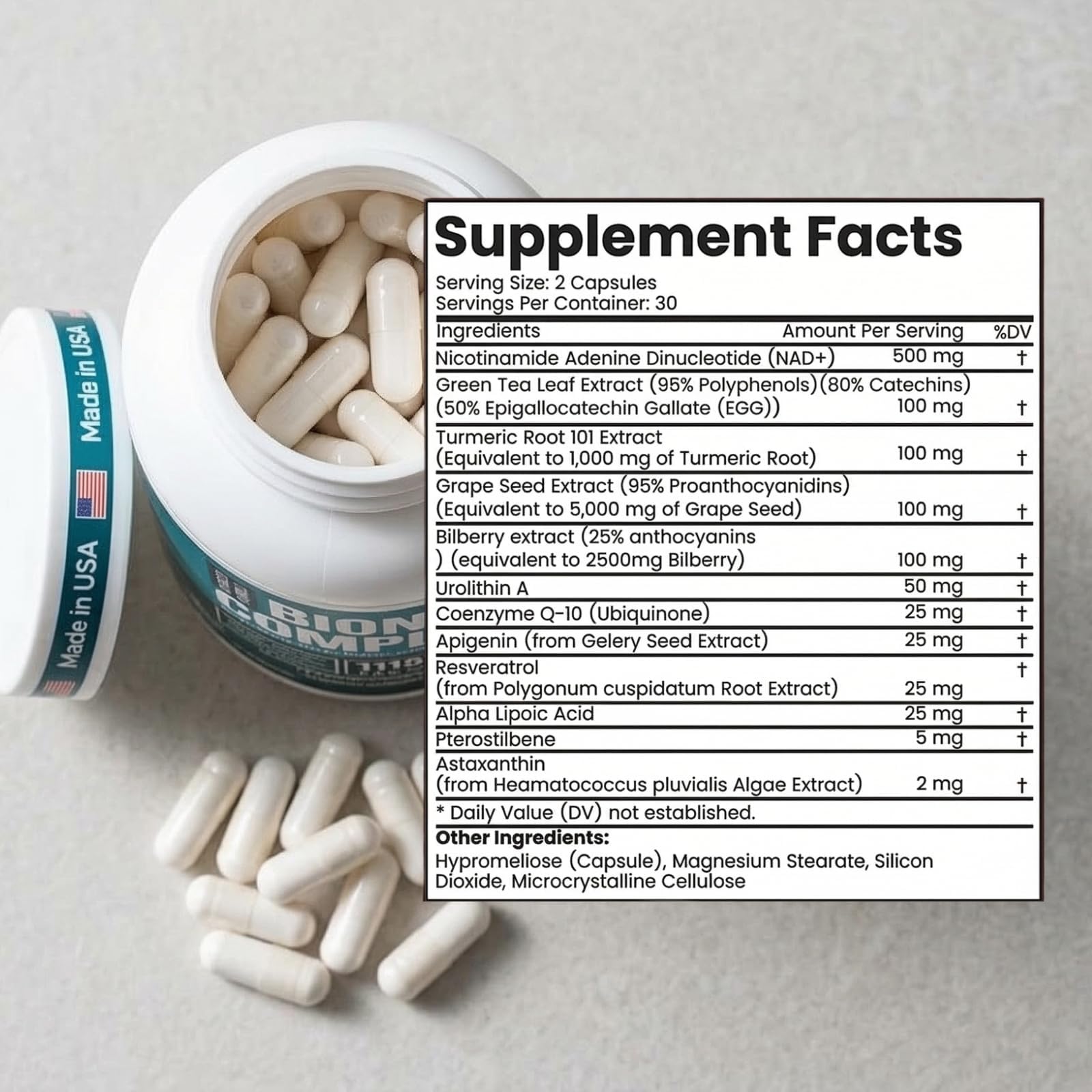 Urolithin A and CoQ10 blend