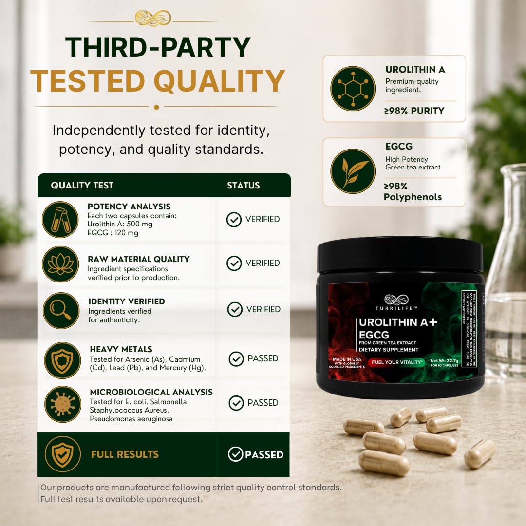 Urolithin A+ capsules for recovery