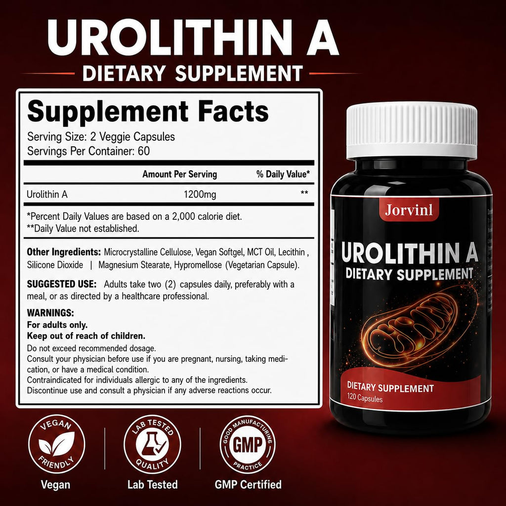 Urolithin A capsules support wellness