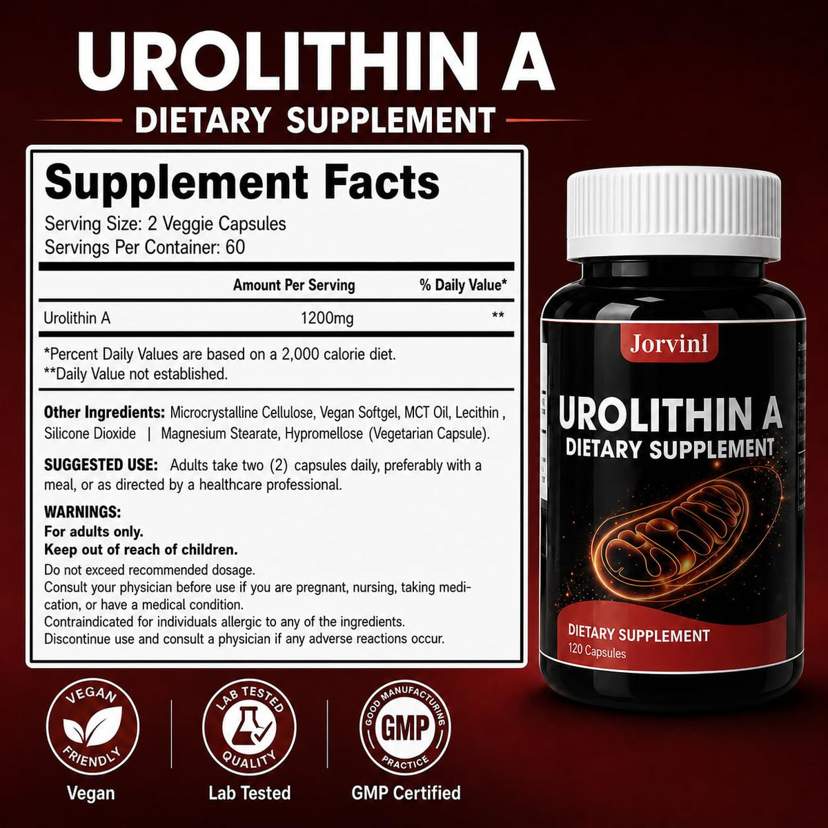 Urolithin A capsules support wellness