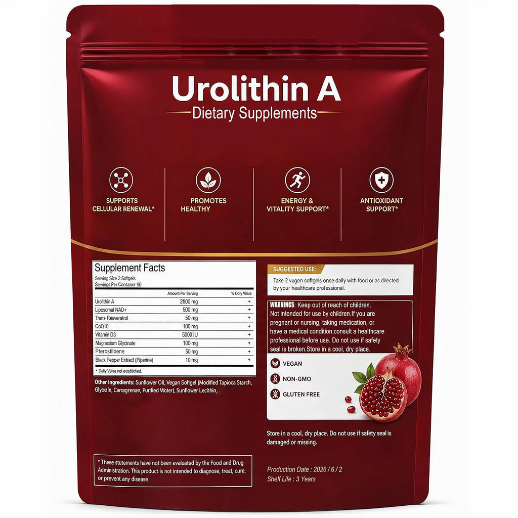 Urolithin A+ endurance supplement benefits