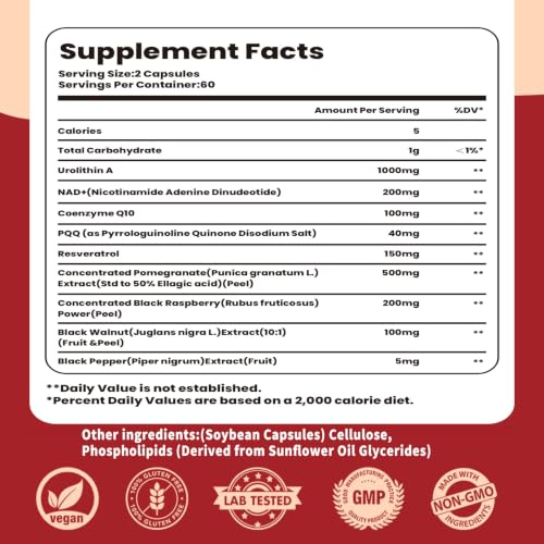 Urolithin A for cellular health