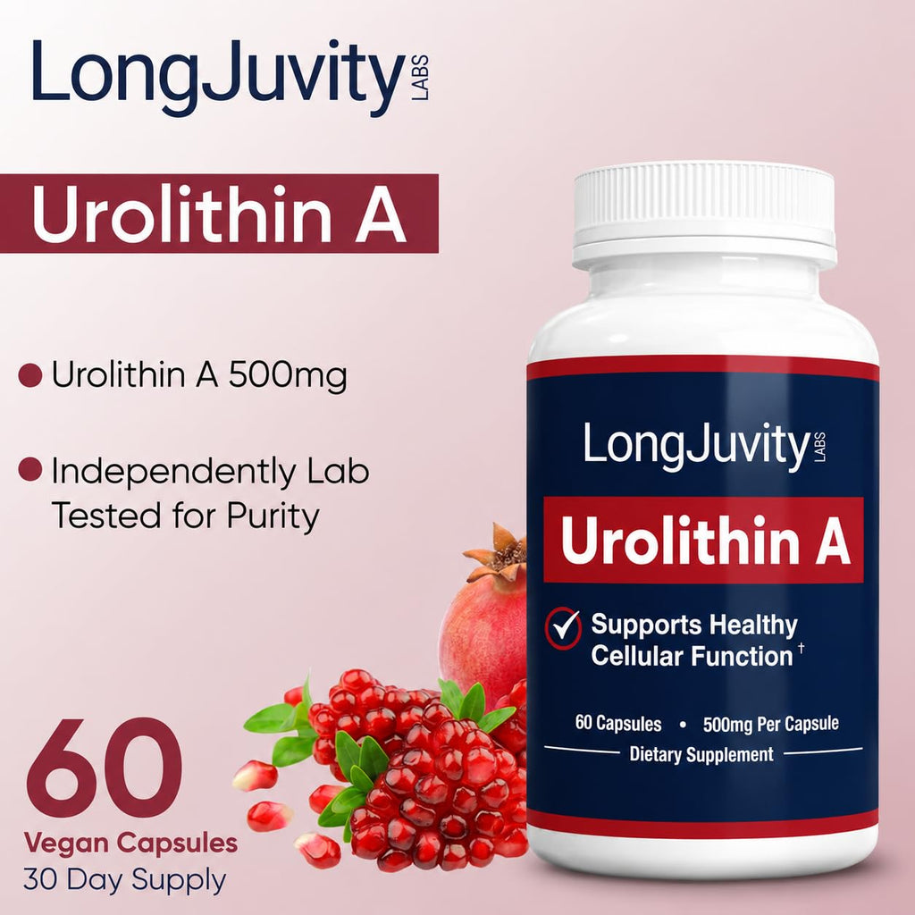 Urolithin A for cellular rejuvenation