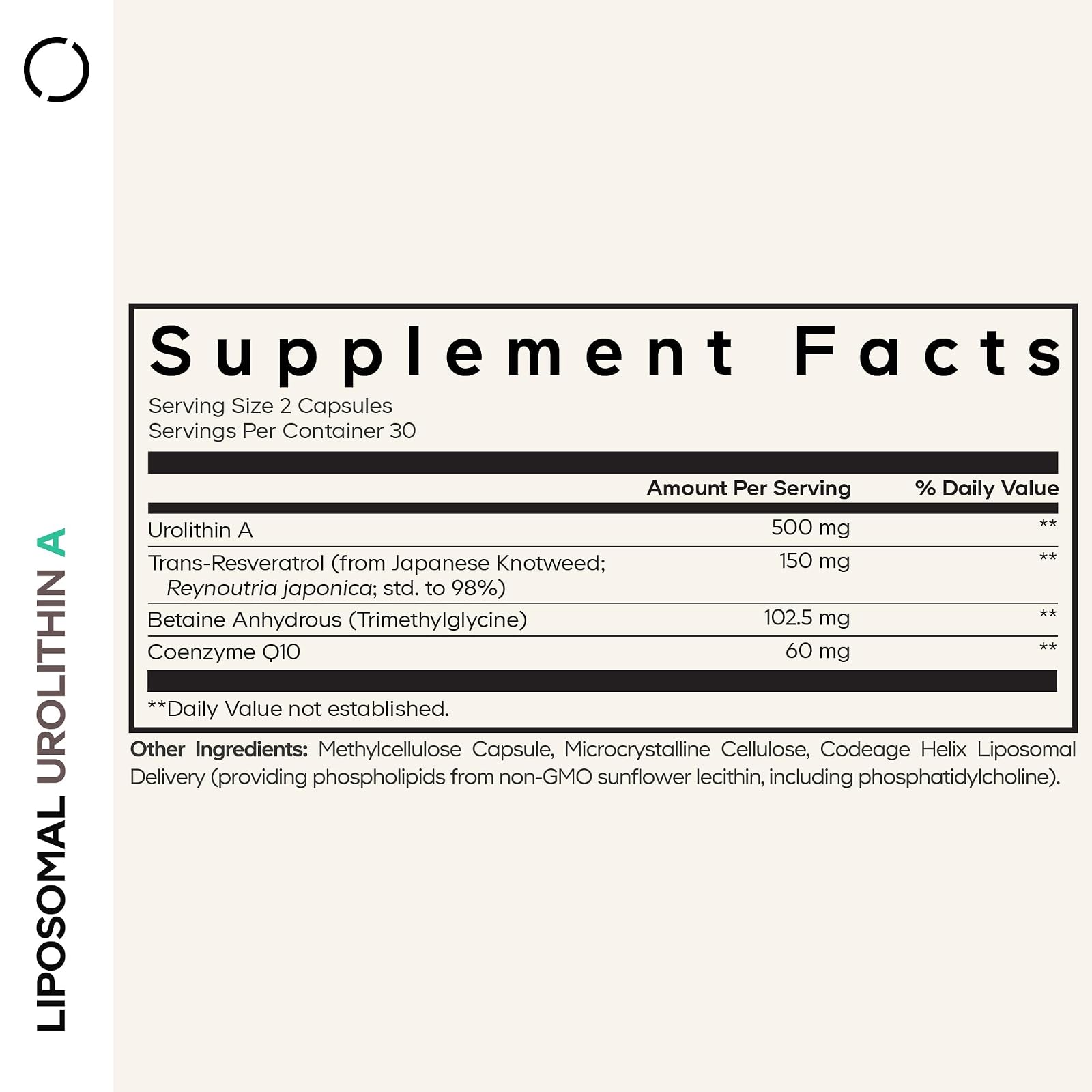 Urolithin A multivitamin for men