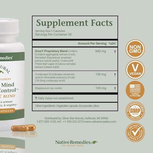 Urox capsules for enhanced bladder function