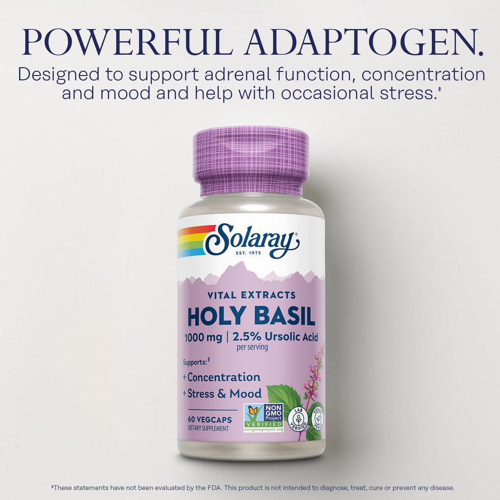 Ursolic acid benefits in Holy Basil