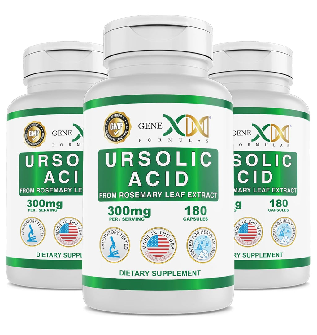 Ursolic acid multivitamins for energy