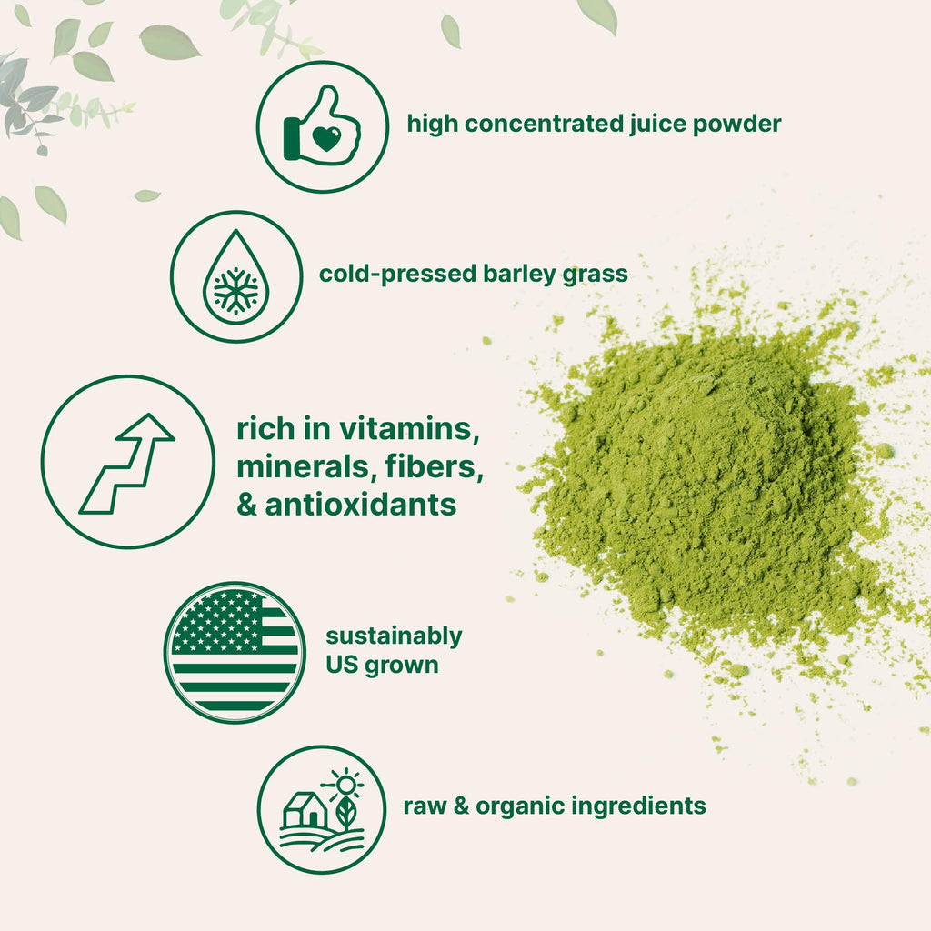US grown barley grass powder