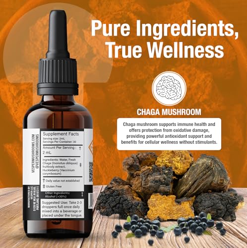 USA-grown Chaga mushroom supplement