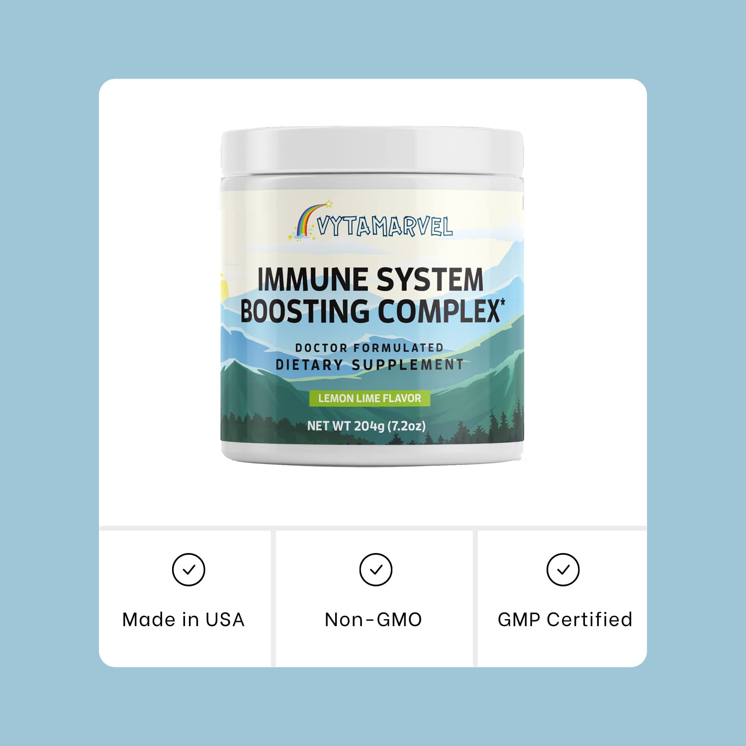 USA made blended vitamin & mineral supplements
